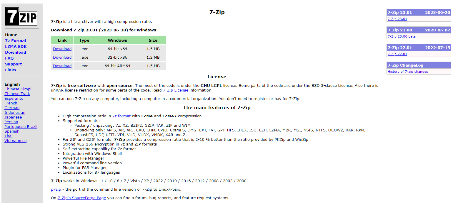 7zip là gì? Những thông tin cần biết về 7zip
